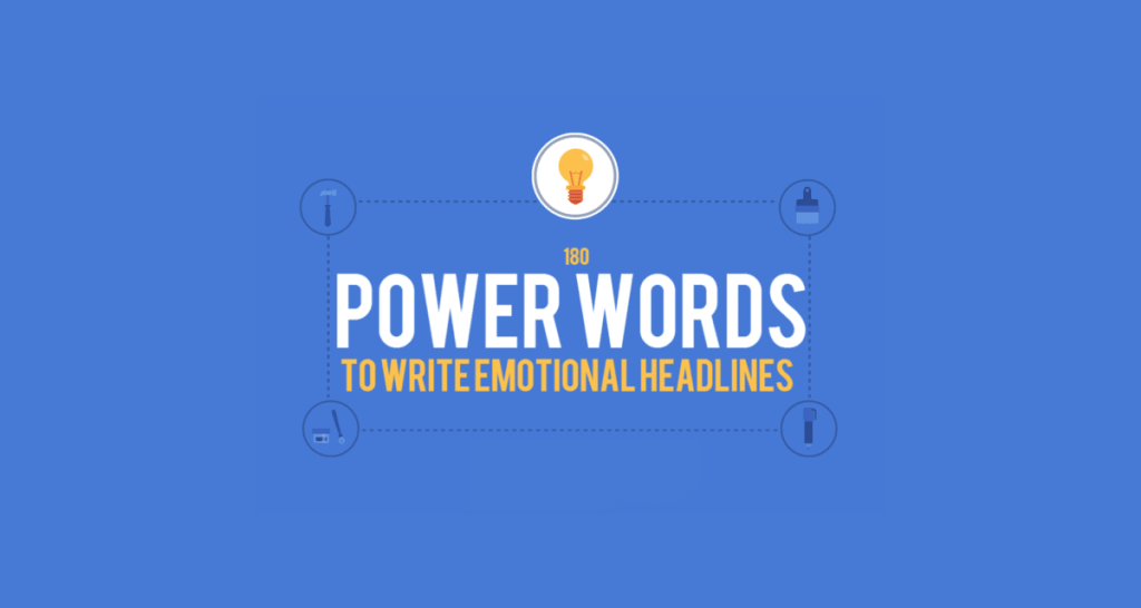 [Infographic] 180 Power Words To Use Today | StrategyBeam
