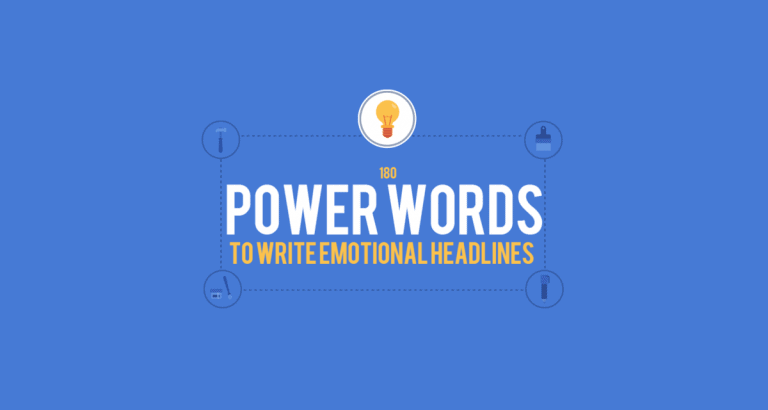 [Infographic] 180 Power Words To Use Today | StrategyBeam