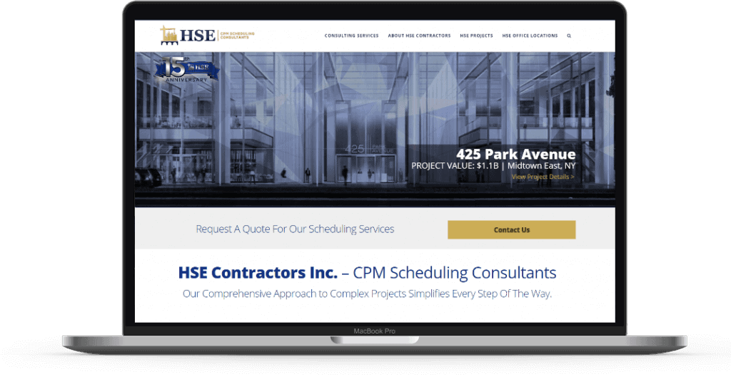 HSE Contractors | Online Marketing Portfolio | StrategyBeam